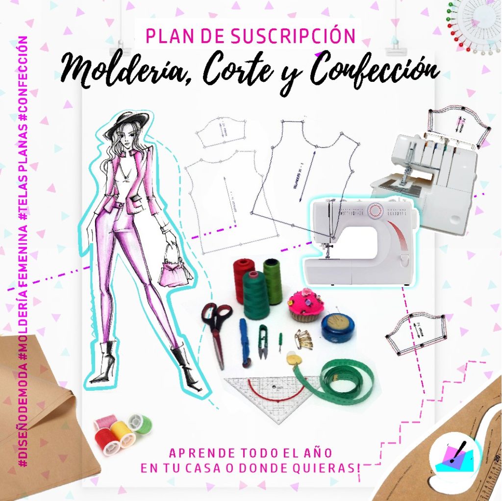 Moldería – Patronaje, Corte y Confección – Cynthia Smith